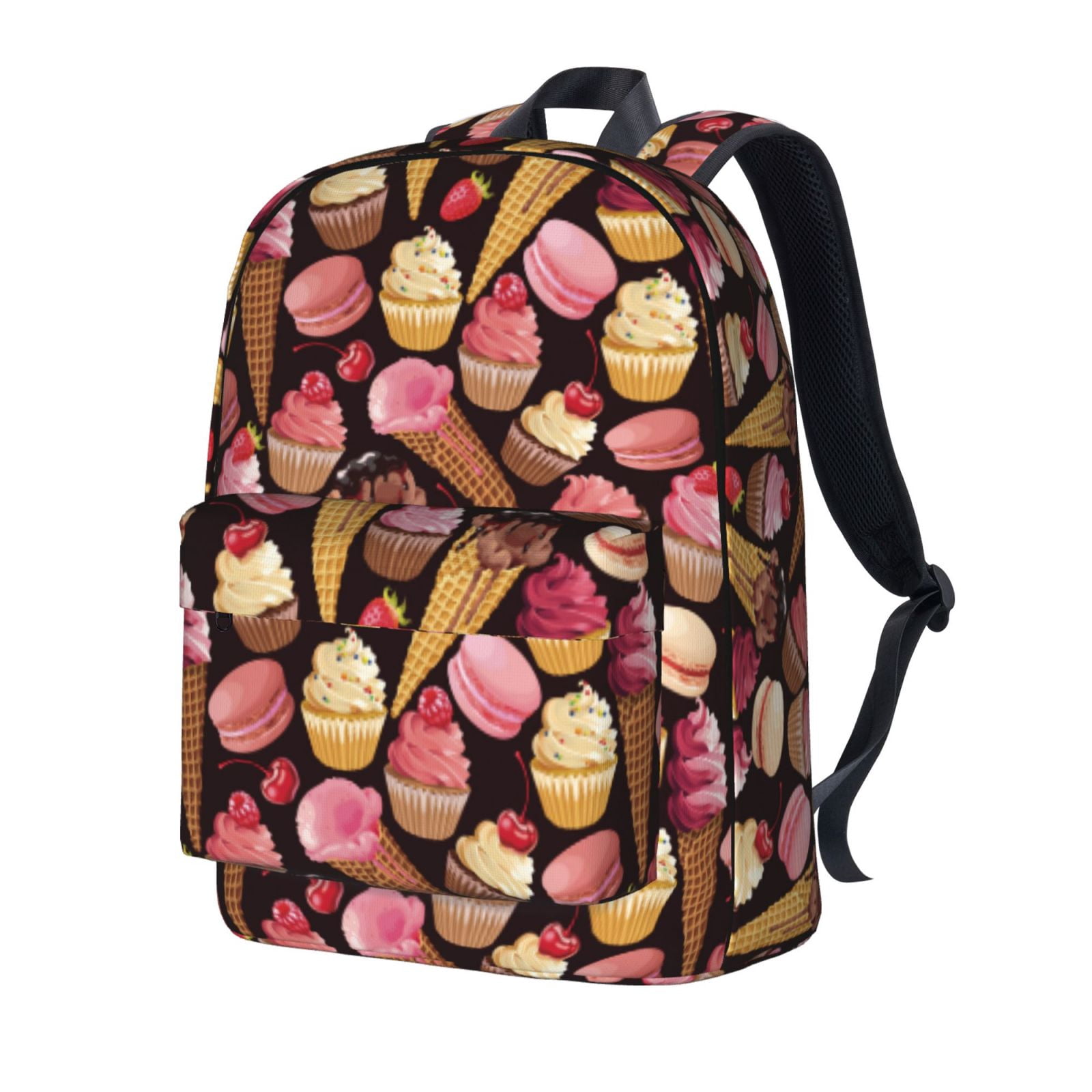 Uemuo Ice Cream Cake Pattern Backpack for Work and Travel - Durable and ...