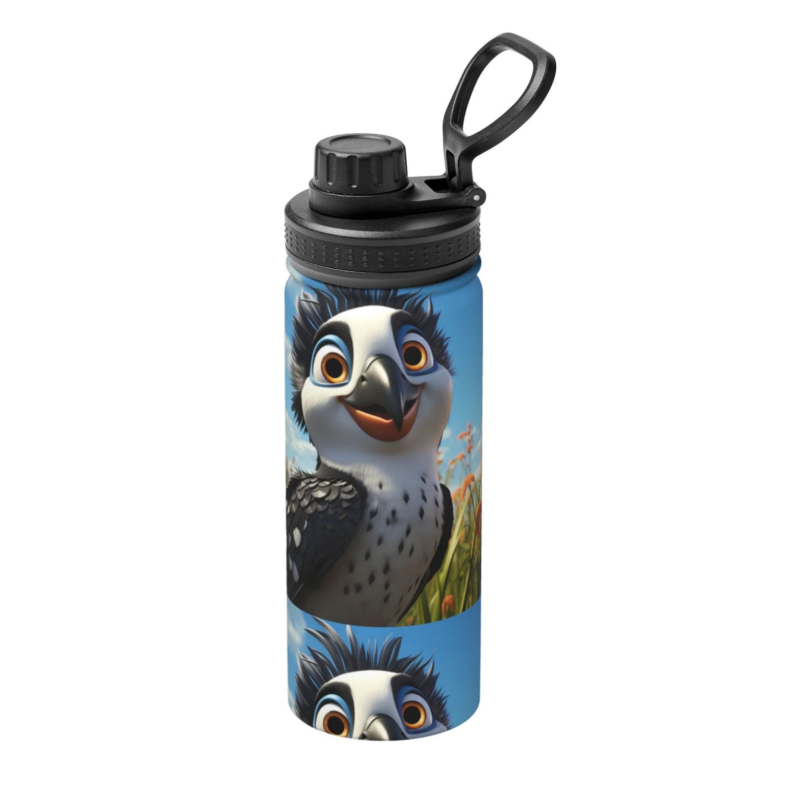 Uemuo Joyful Animated Bird 18OZ Insulated Kettle, Sports Water Bottle ...