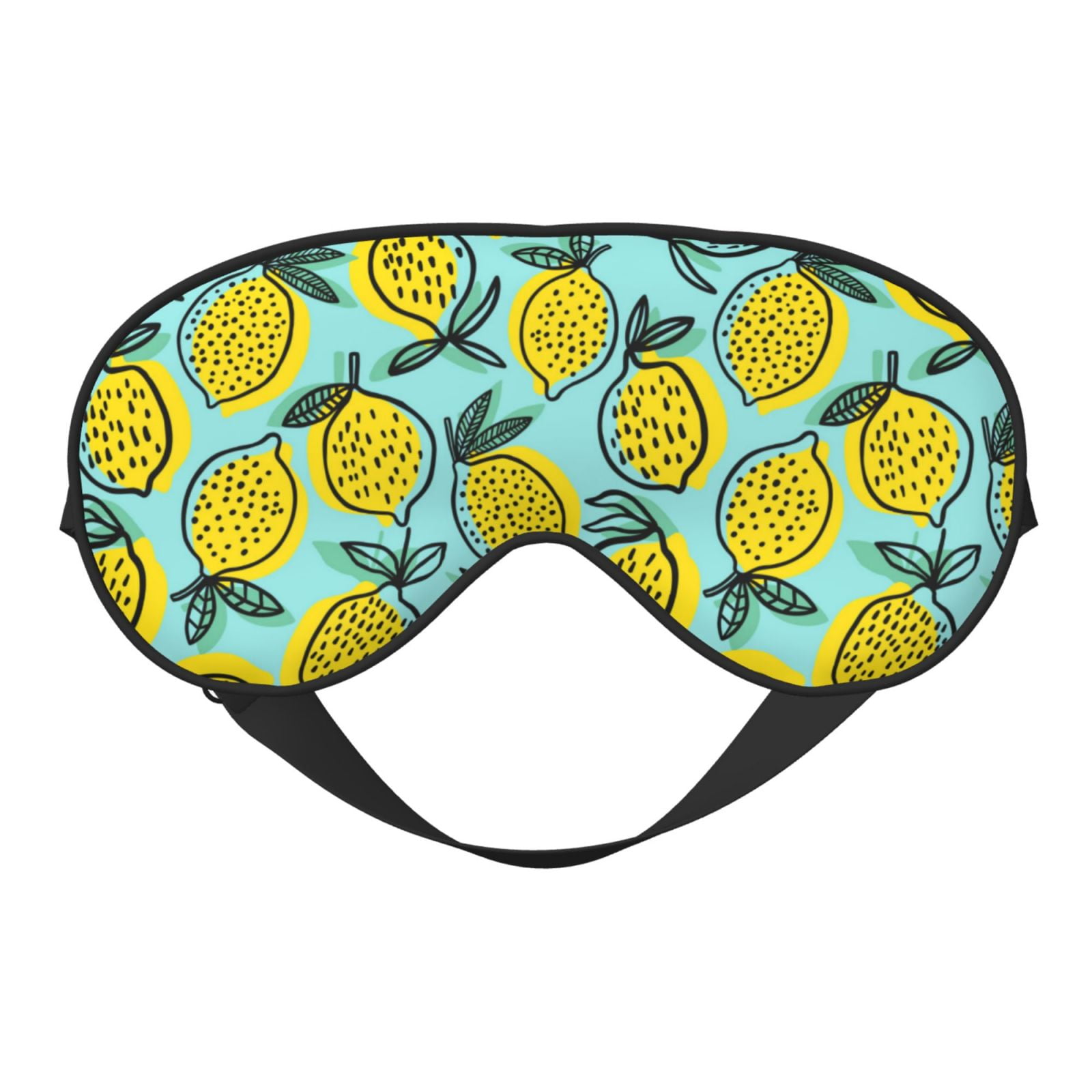 Uemuo Lemon1 Pattern Sleep Eye Mask - Light Blocking Sleep Mask ...