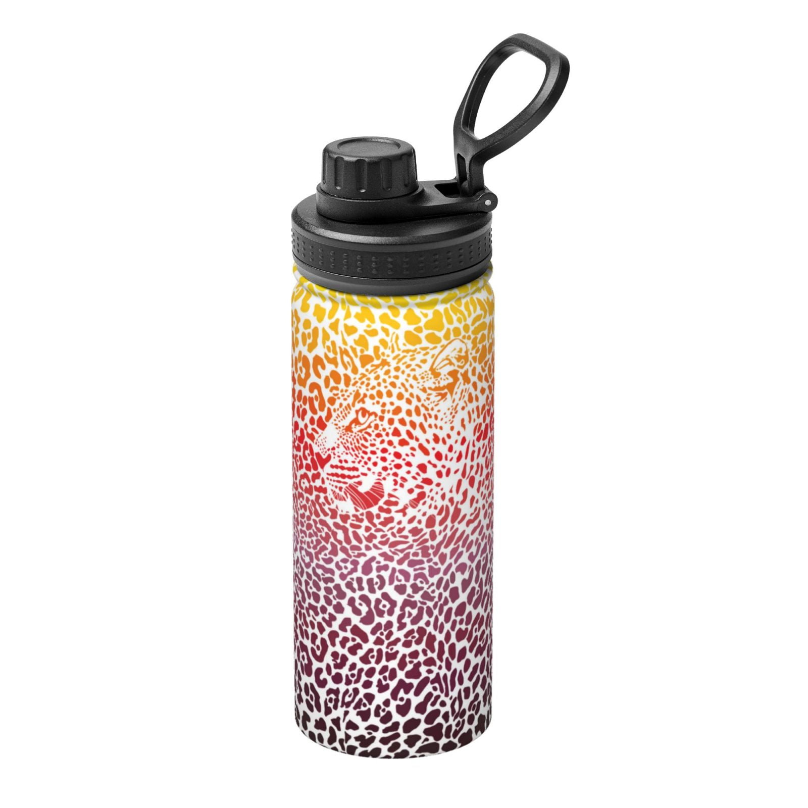Uemuo Leopard Skins And Heads 18OZ Insulated Kettle, Sports Water ...
