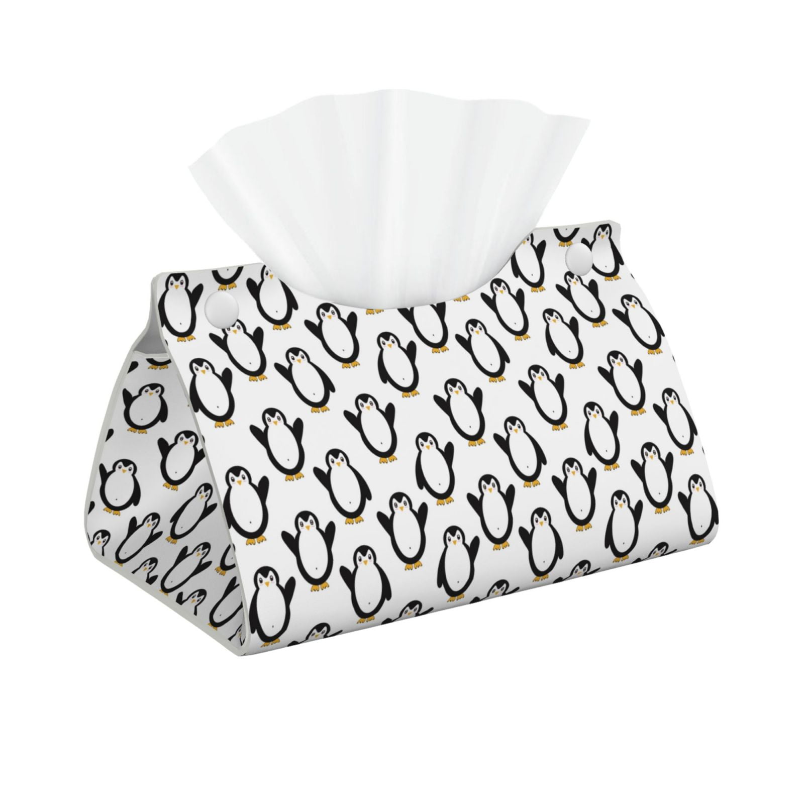 Uemuo Lovely Penguin Pattern Tissue Box Cover Holder, Triangle with ...