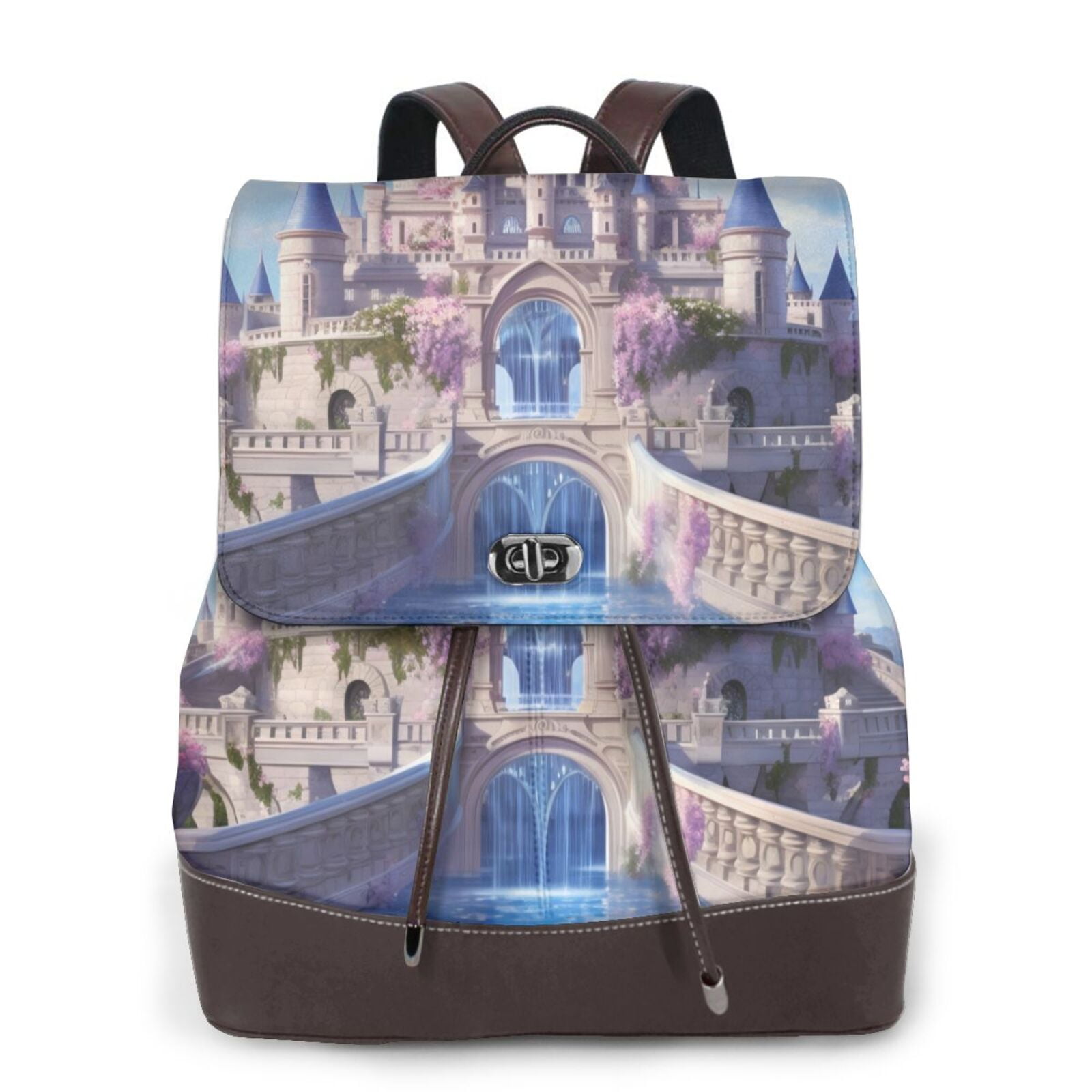 Uemuo Majestic Fantasy Castle for Backpack Purse for Women Large ...