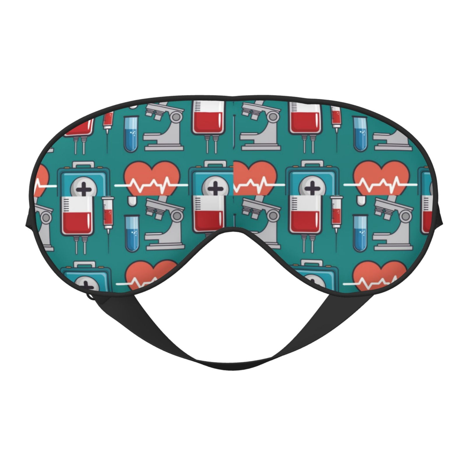 Uemuo Medical Elements Pattern Sleep Eye Mask - Light Blocking Sleep ...