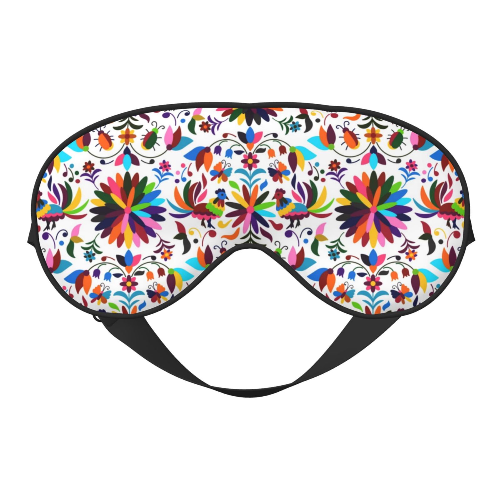 Uemuo Mexican Bright Style Pattern Sleep Eye Mask - Light Blocking ...