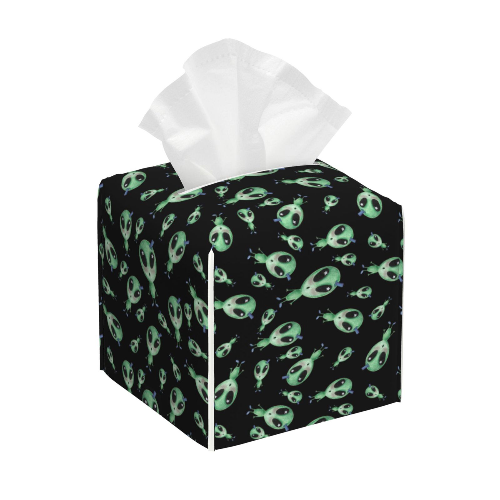 Uemuo Monster Cartoons Pattern Tissue Box Cover Holder, Square with ...