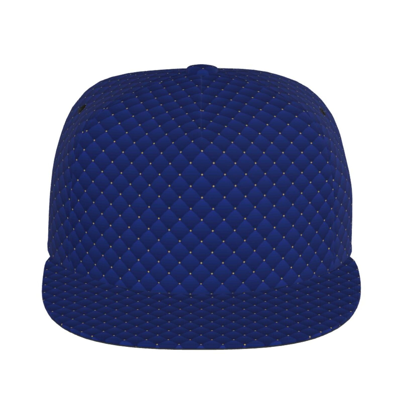 Uemuo Navy Blue Pattern Women's Baseball Cap,Straight Brim Hat,Golf Dad ...