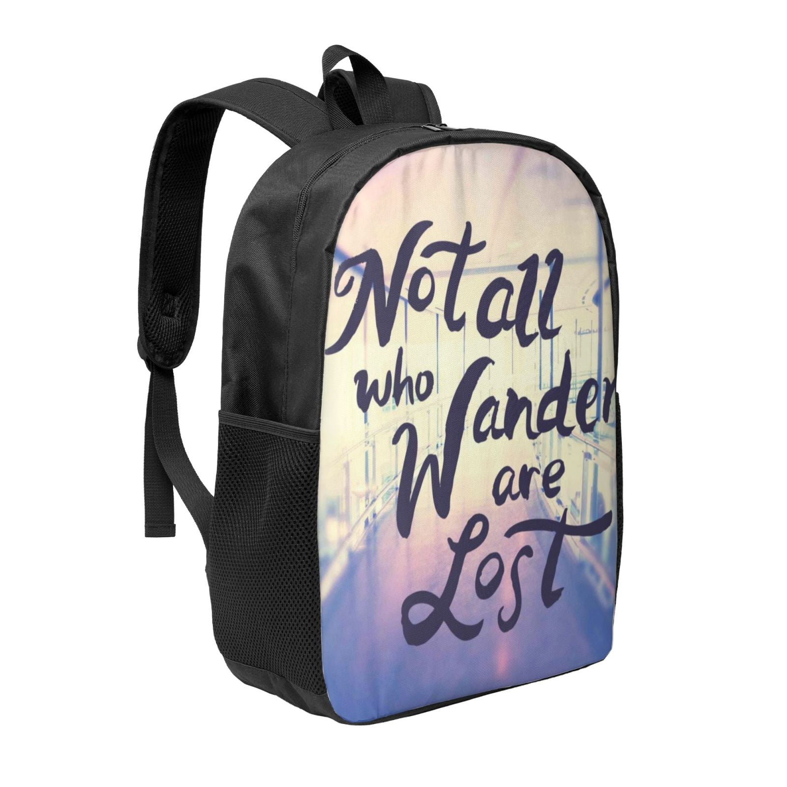 Uemuo Not All Those Who Wander Are Lost Printed Durable 17-inch Student ...