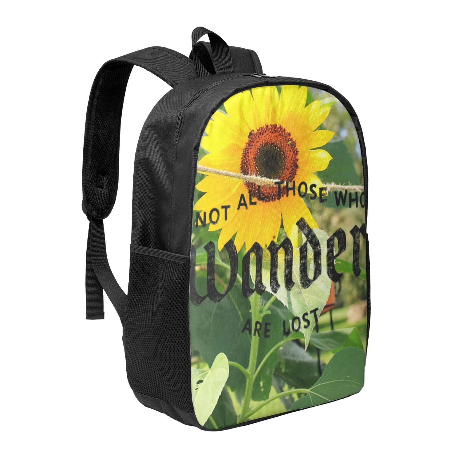 Uemuo Not All Who Wander Are Lost Printed Durable 17-inch Student ...