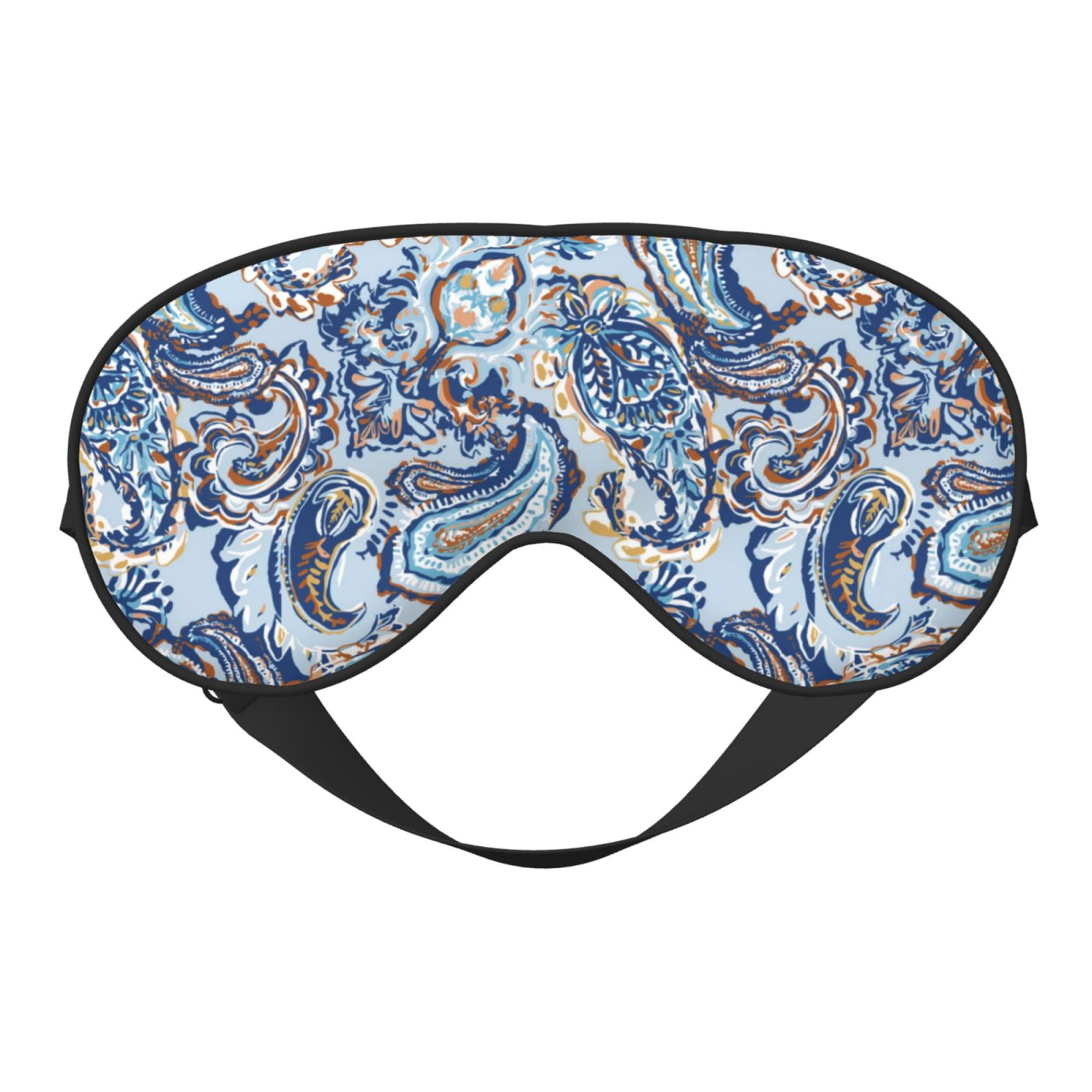 Uemuo Paisley Floral Branches Pattern Sleep Eye Mask - Light Blocking ...