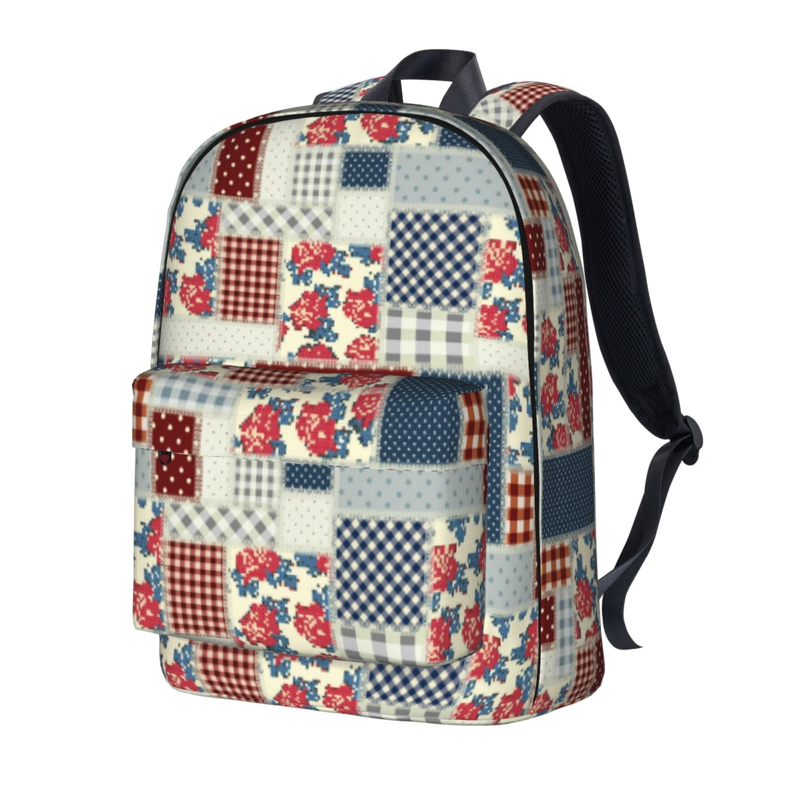 Uemuo Patchwork In Country Style Pattern Backpack for Work and Travel ...