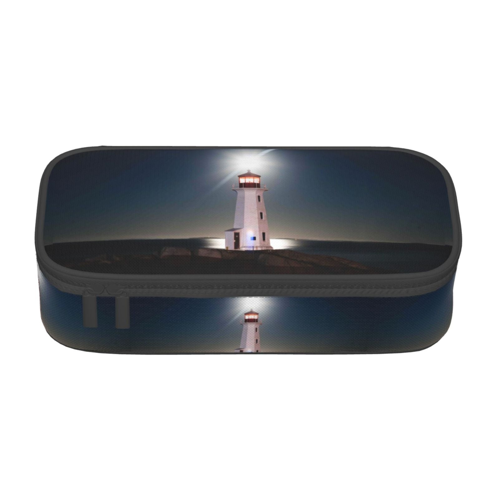 Uemuo Peggy's Cove Lighthouse Printed Large Pencil Case, Big Capacity ...