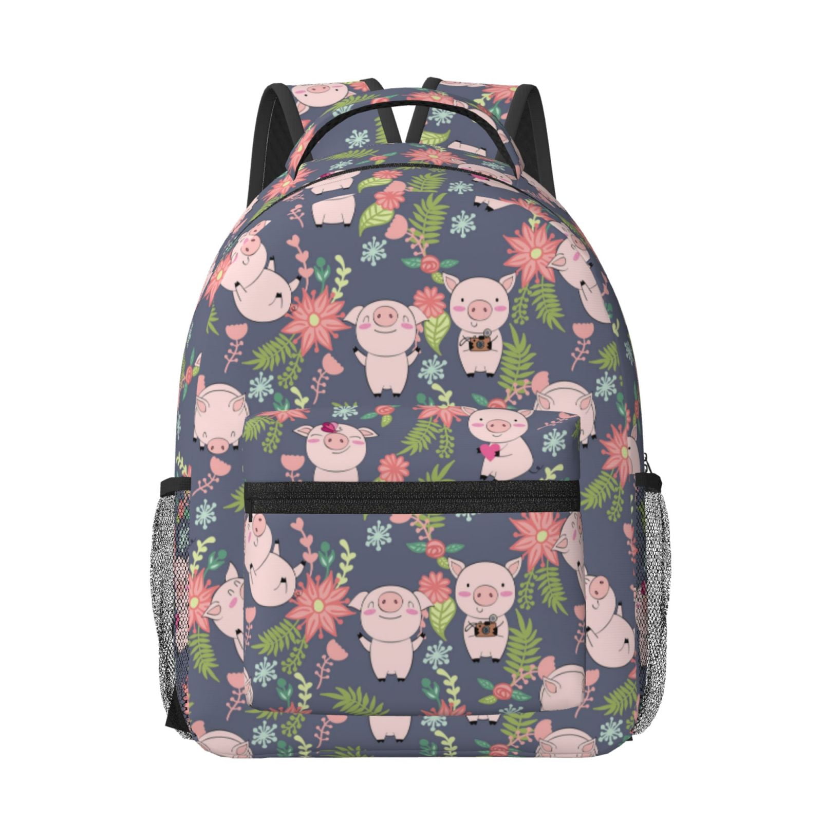 Uemuo Pigs 1 Printed Student Durable Water-resistant Backpack,Travel ...