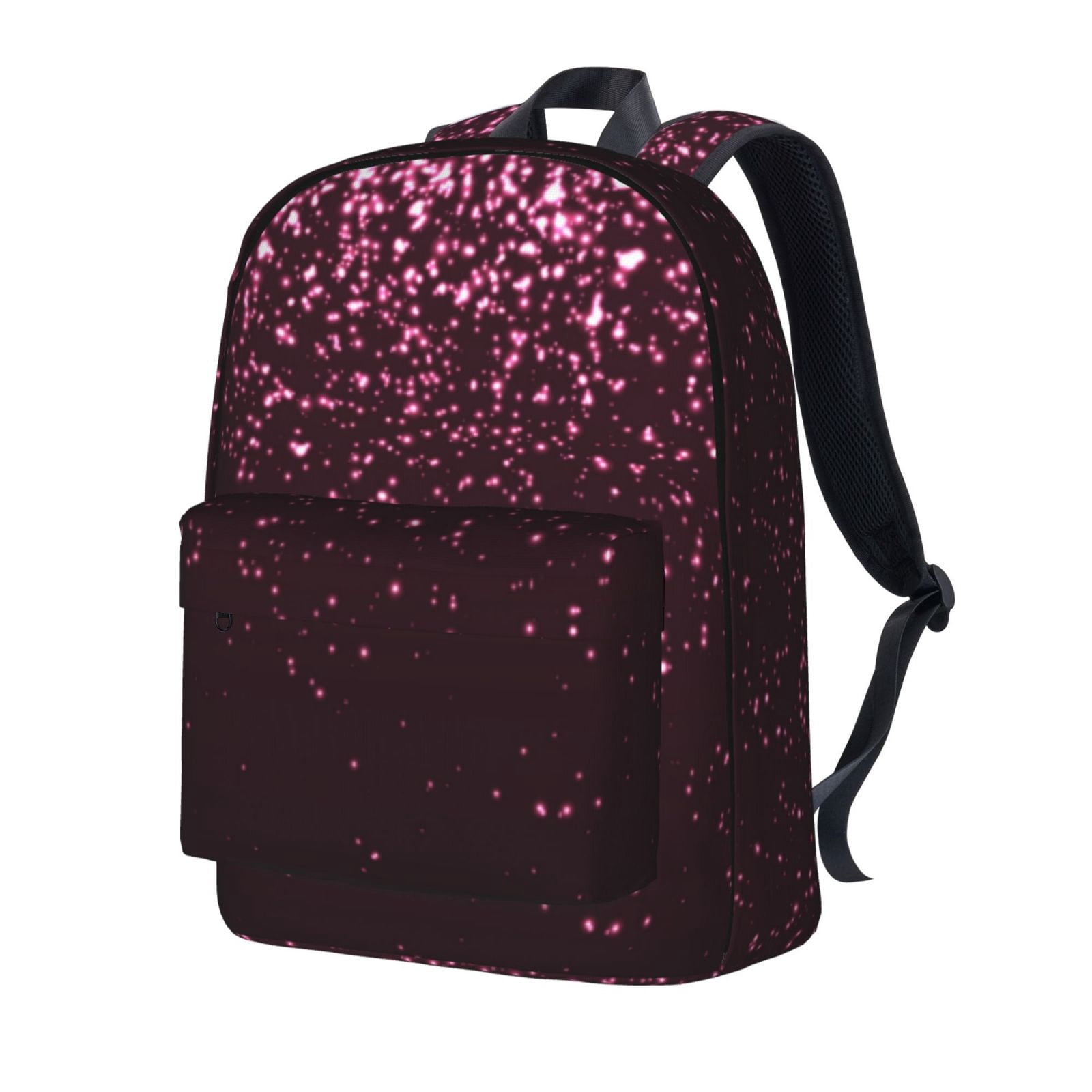 Uemuo Pink Glitter Sparkles A Pattern Backpack for Work and Travel ...