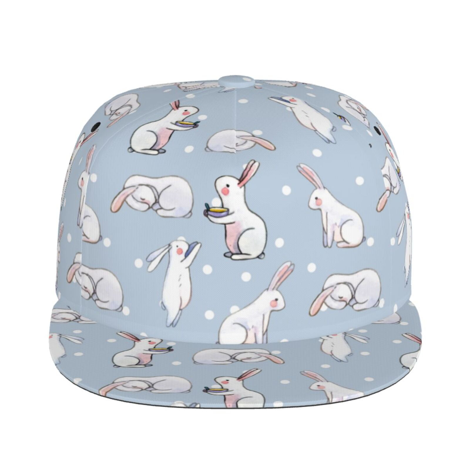 Uemuo Rabbit Is Eating Carrots Pattern Women's Baseball Cap,Straight ...