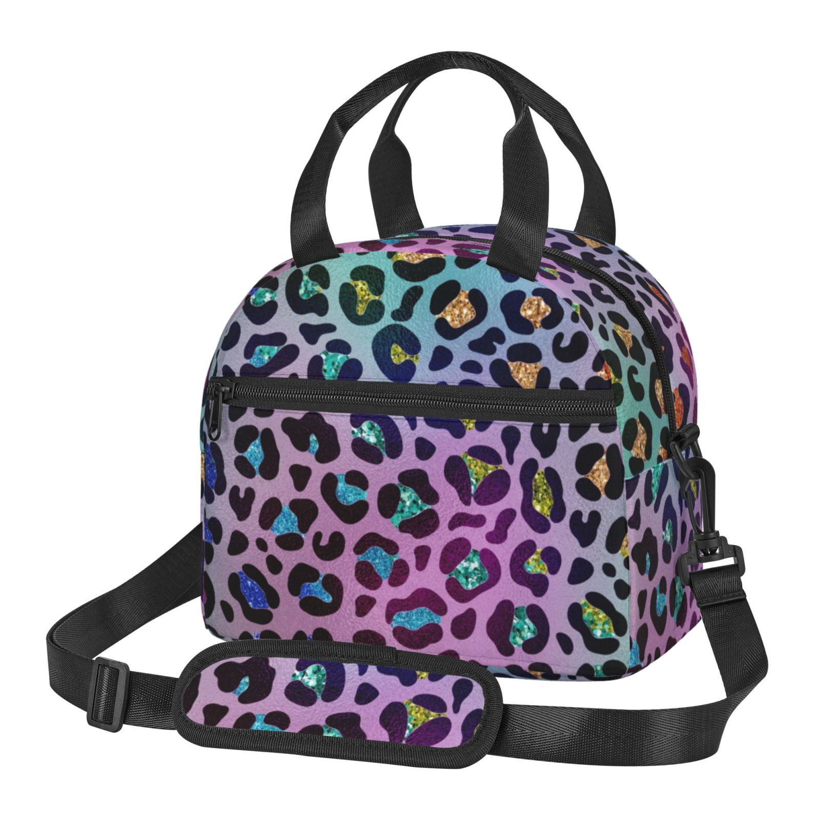 Uemuo Rainbow Animal Skin Printed Lunch Bag Lunch Box Reusable ...