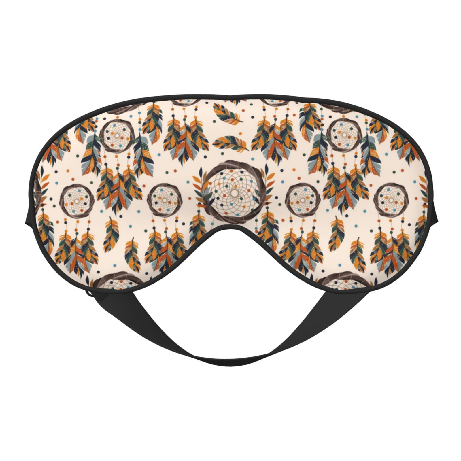 Uemuo Retro Dreamcatcher Pattern Sleep Eye Mask - Light Blocking Sleep ...