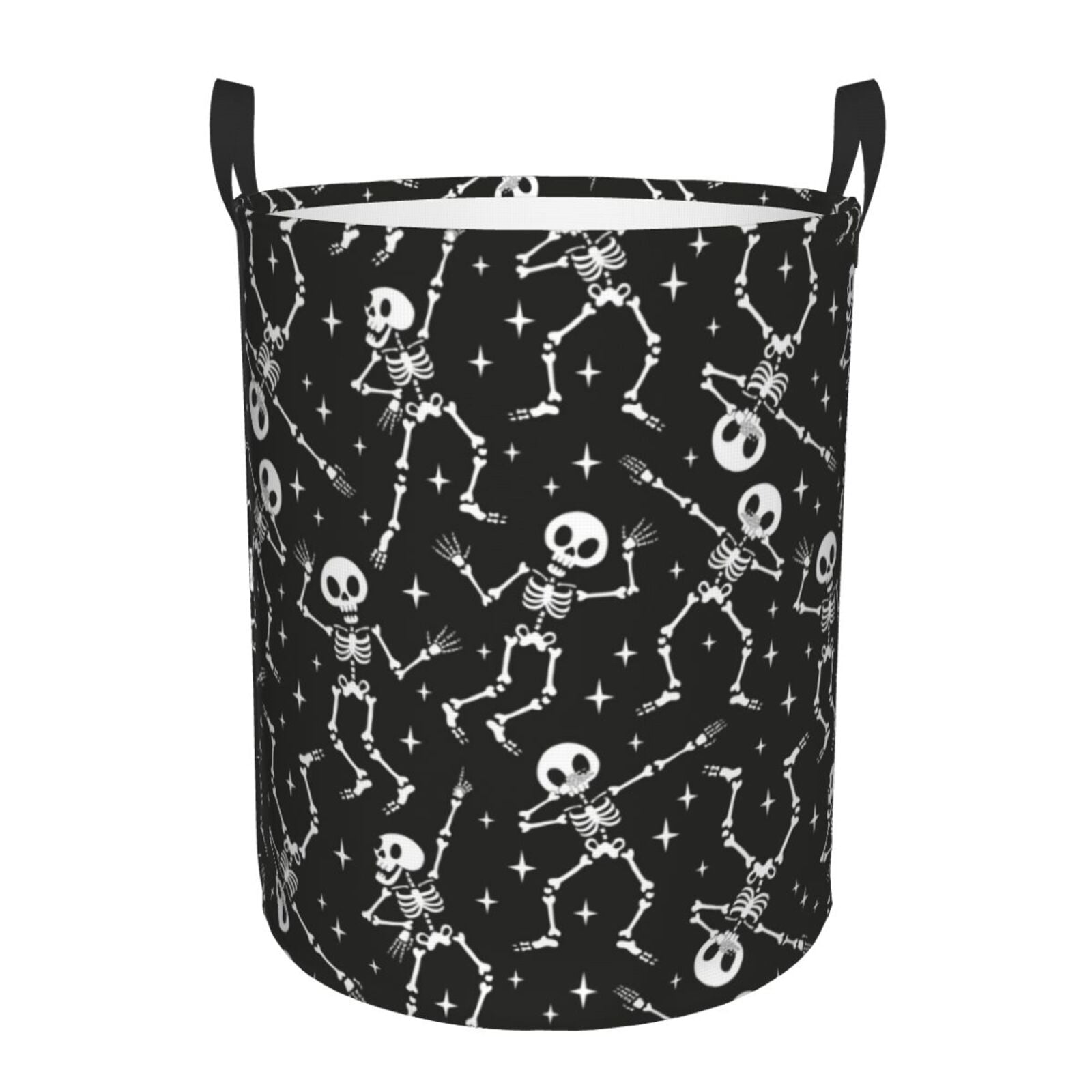 Uemuo Retro Skeleton Dancing On Halloween Party Pattern Circular ...