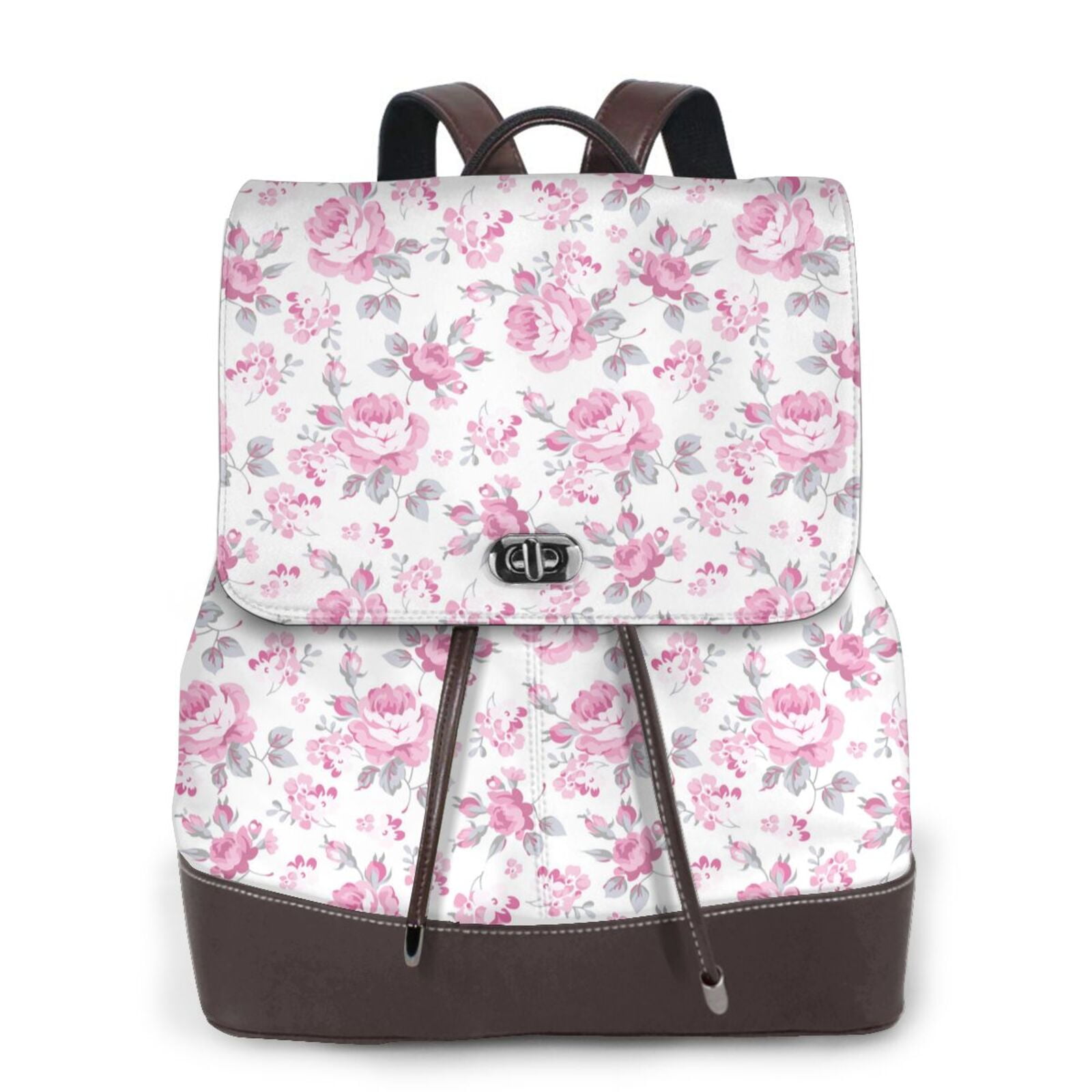 Uemuo Rose Flowers for Backpack Purse for Women Large Capacity ...