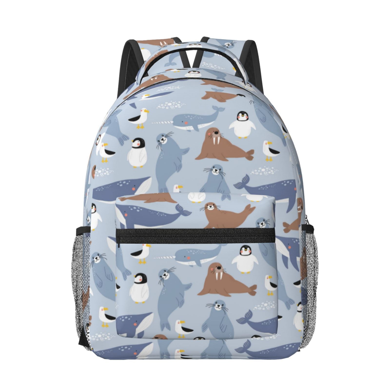 Uemuo Seal Fox Seagull Whales Printed Student Durable Water-resistant ...