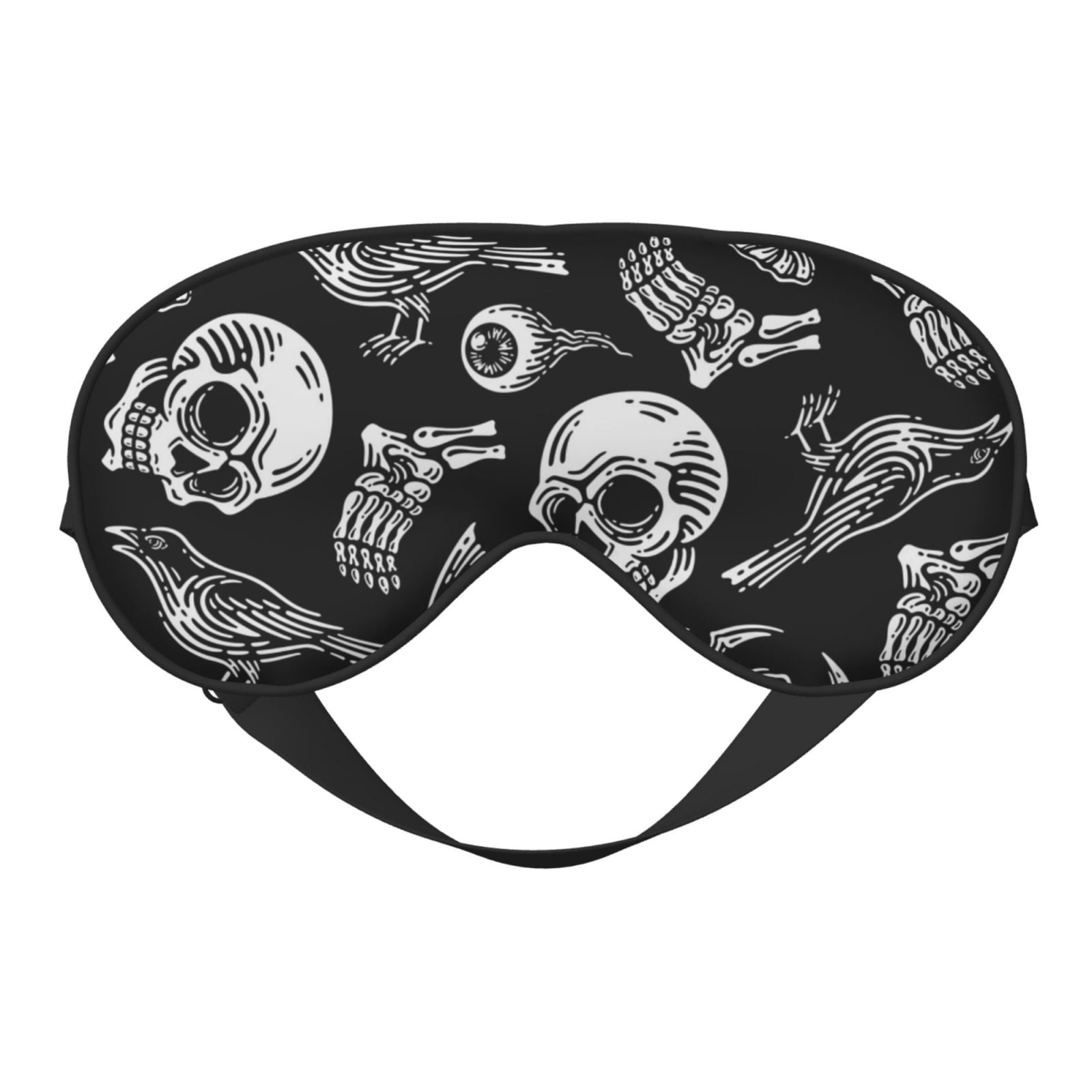 Uemuo Skull bird bat spider Pattern Sleep Eye Mask - Light Blocking ...