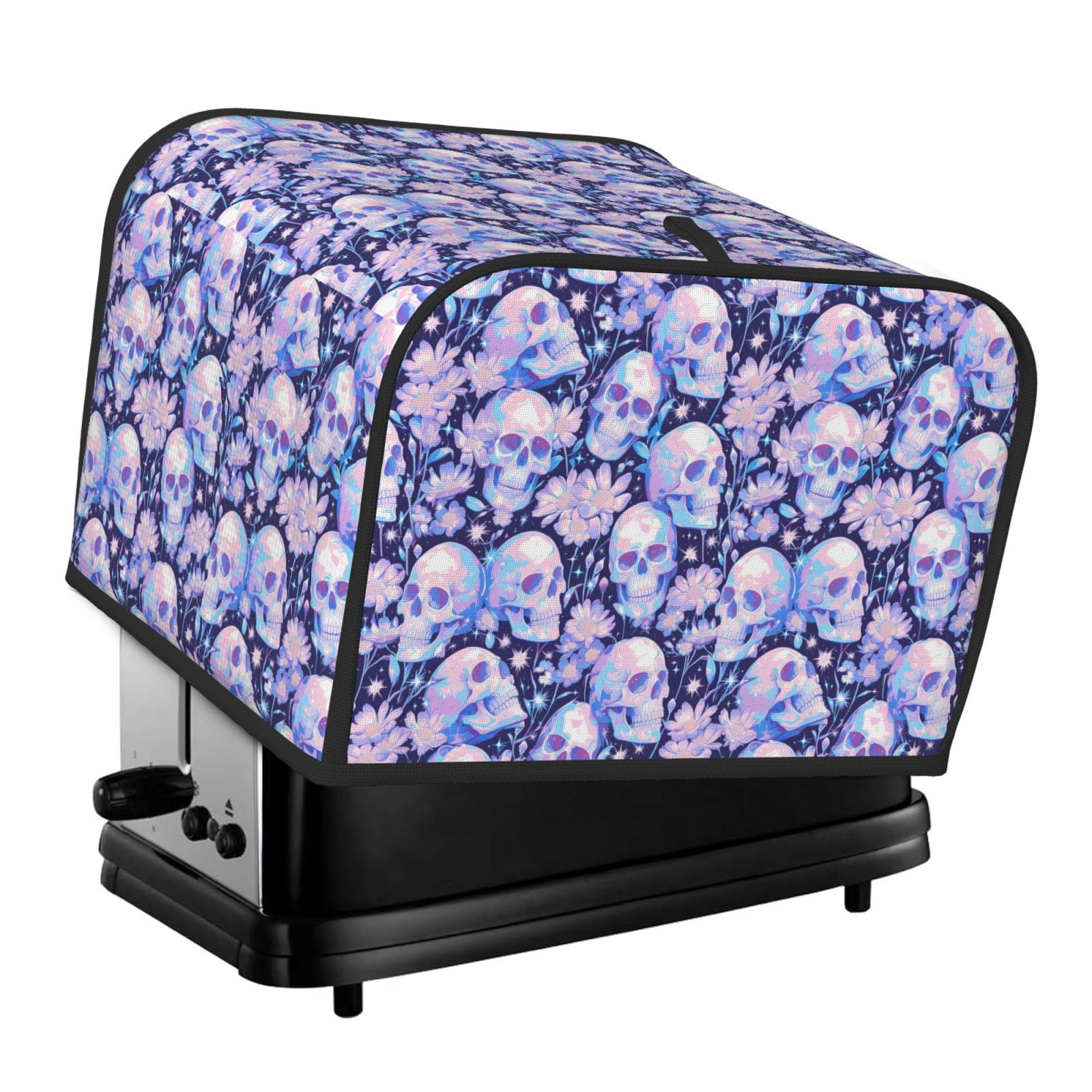 Uemuo Skull star crystal Print Toaster Cover 4 Slice, Small Kitchen ...
