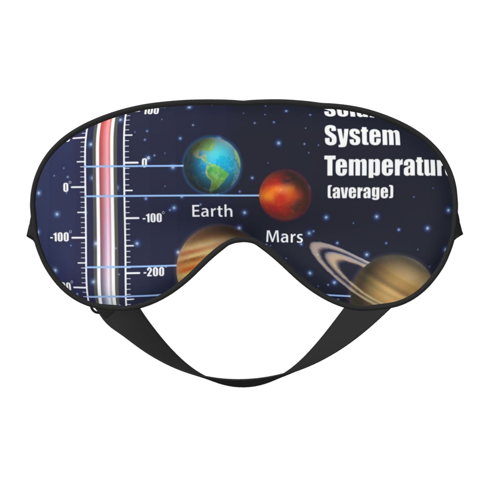 Uemuo Solar System Pattern Sleep Eye Mask - Light Blocking Sleep Mask ...