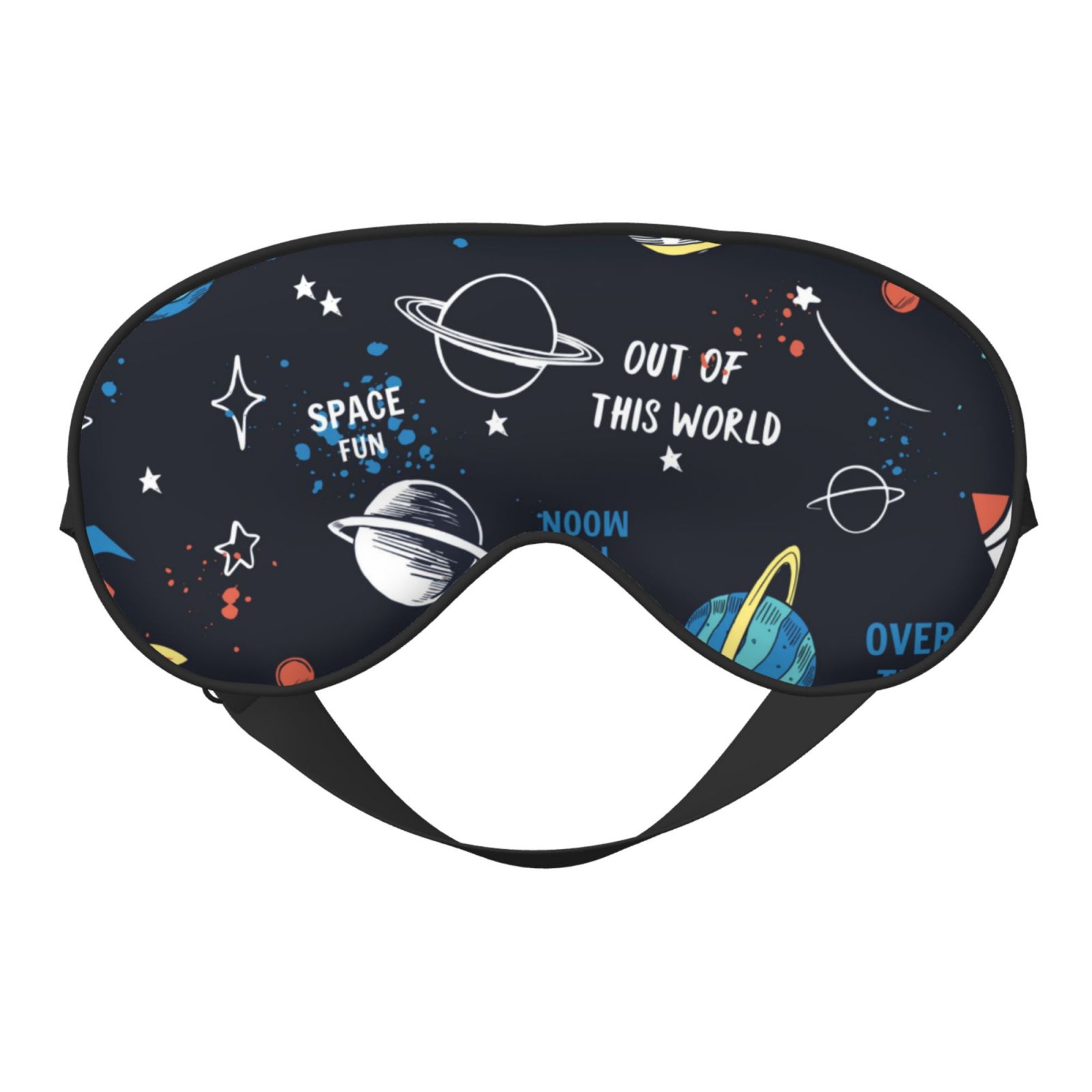 Uemuo Space Pattern Sleep Eye Mask - Light Blocking Sleep Mask Blocking ...