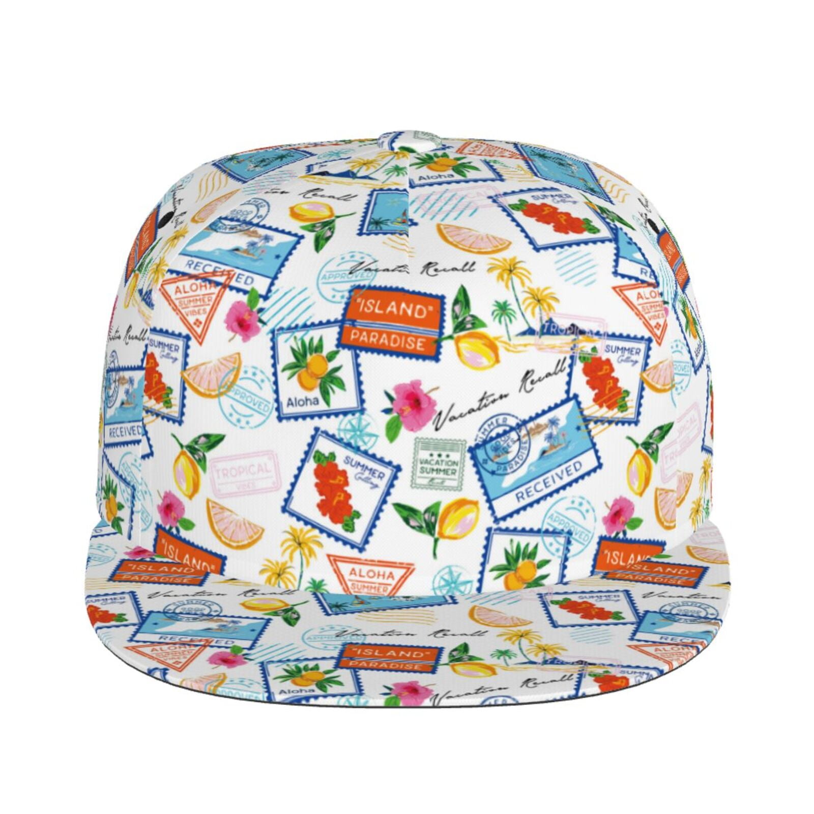 Uemuo Summer Stamp Pattern Women's Baseball Cap,Straight Brim Hat,Golf ...