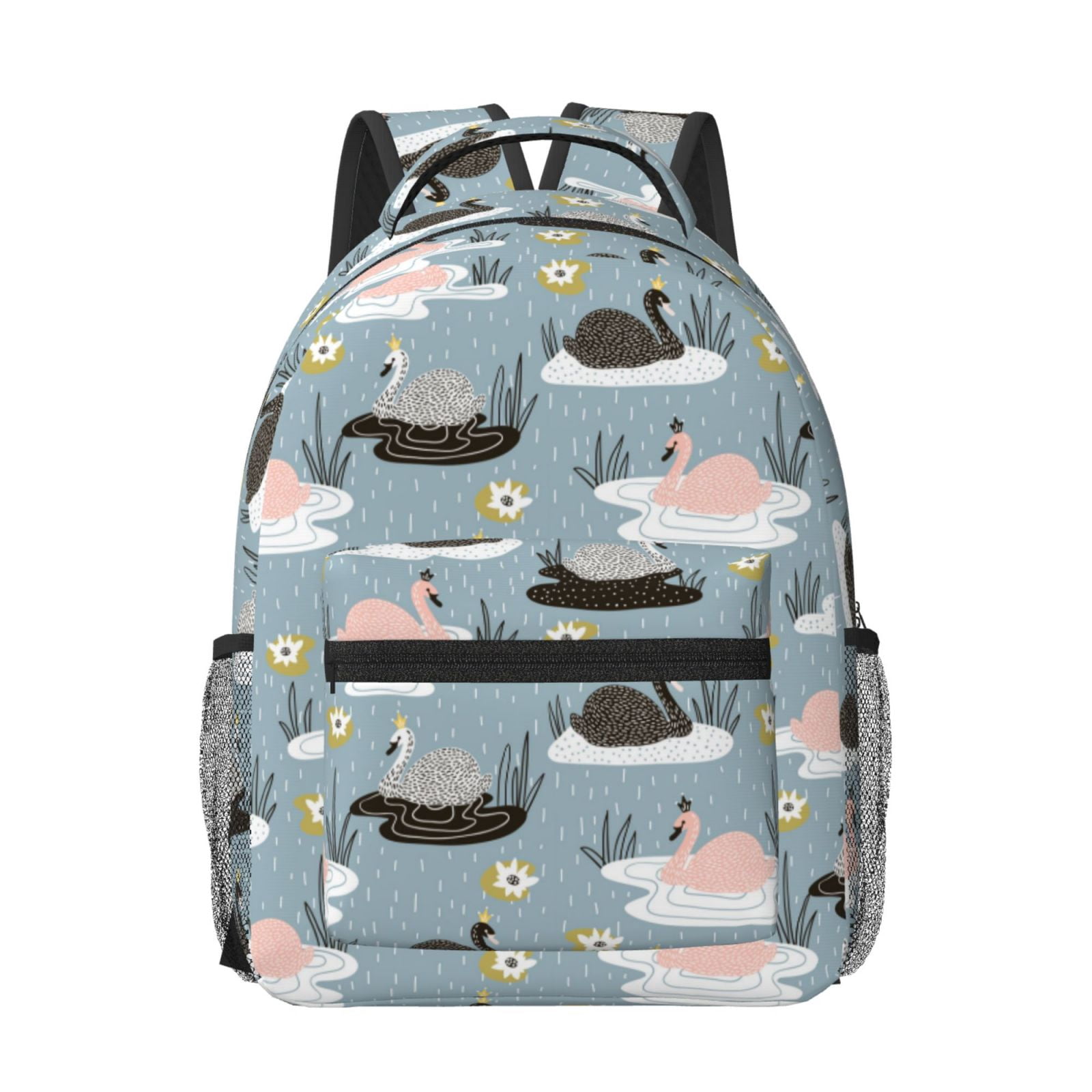 Uemuo Swan Princess On Lake Printed Student Durable Water-resistant ...