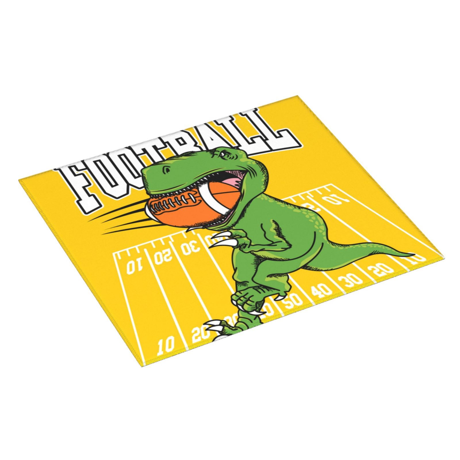 Uemuo T-Rex Playing Football Pattern Dish Drying Mat,16*18 inch ...