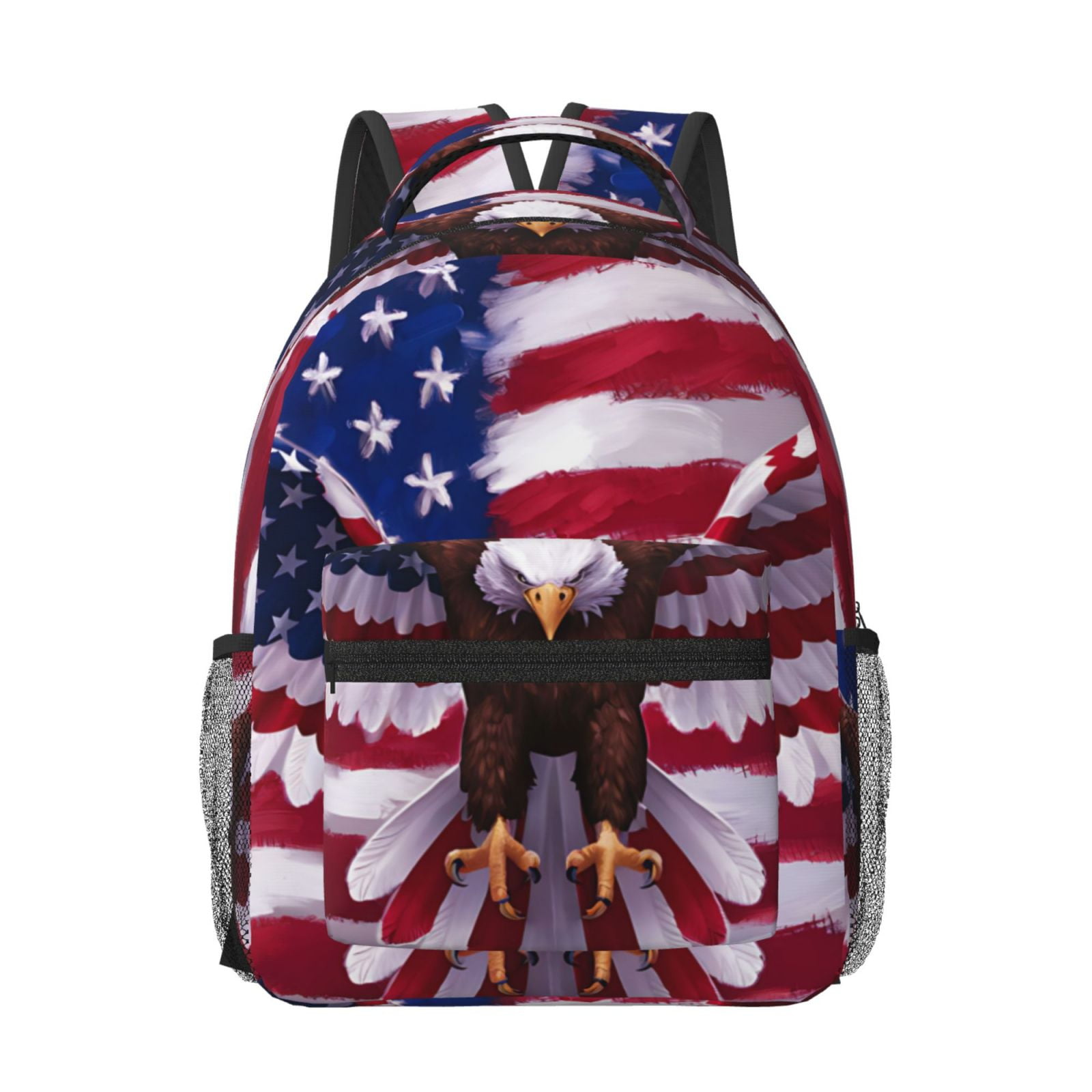 Uemuo USA Eagle with Spread Wings Printed Student Durable Water ...