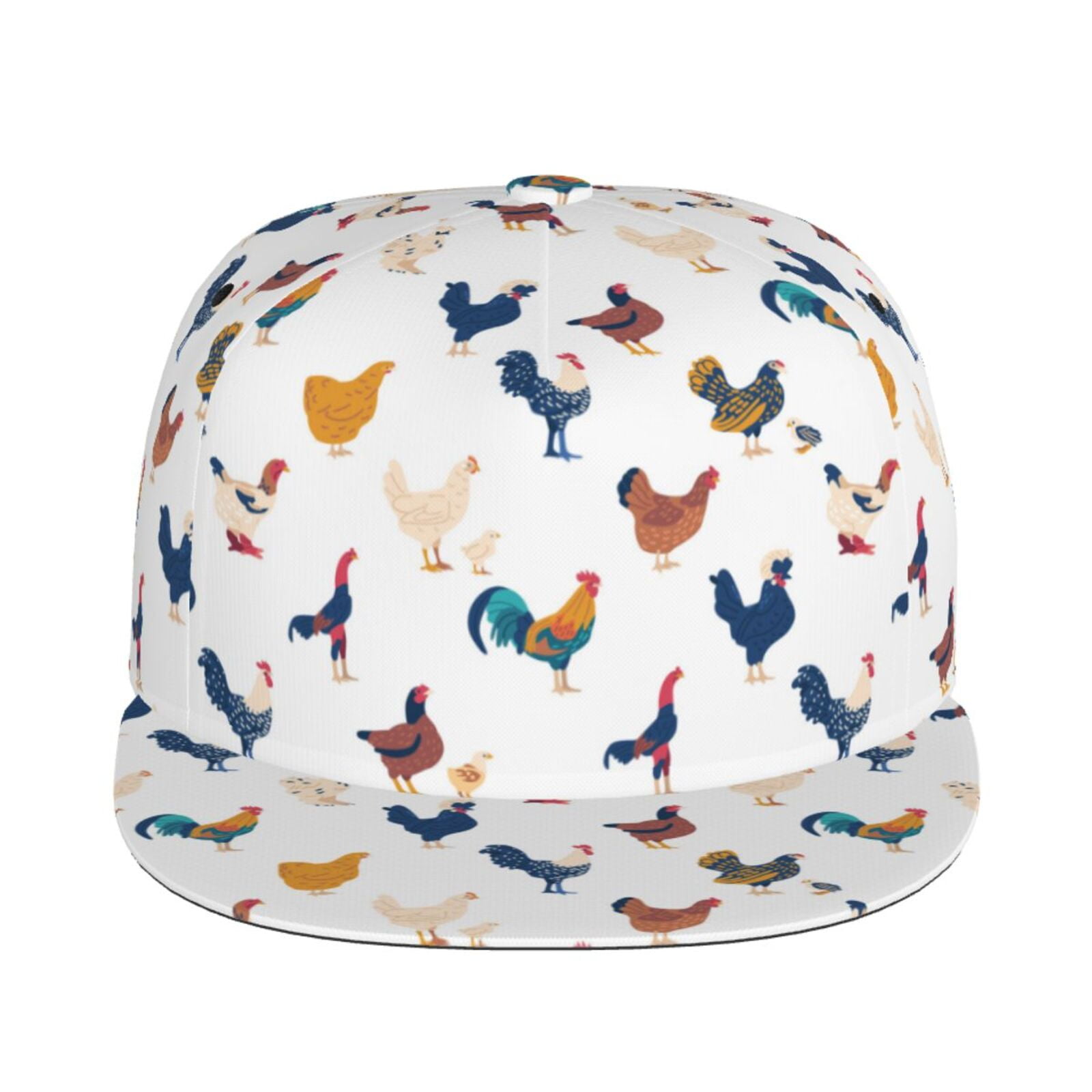 Uemuo Various Rooster Pattern Women's Baseball Cap,Straight Brim Hat ...