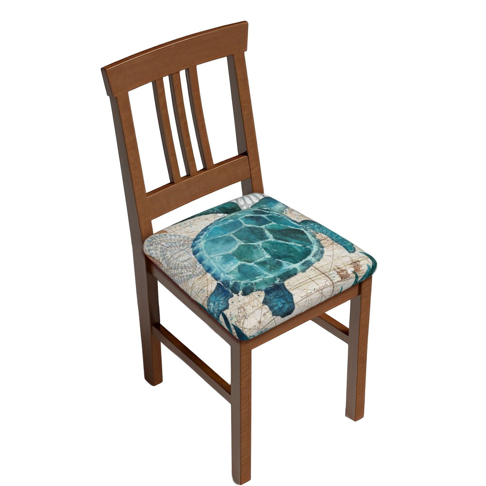 Uemuo Watercolor Sea Turtle Pattern Waterproof Square Couch Cushion ...