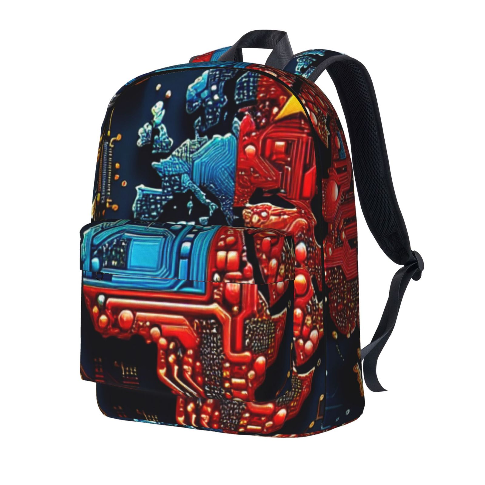 Uemuo World Map Of Digital Circuits Pattern Backpack for Work and ...