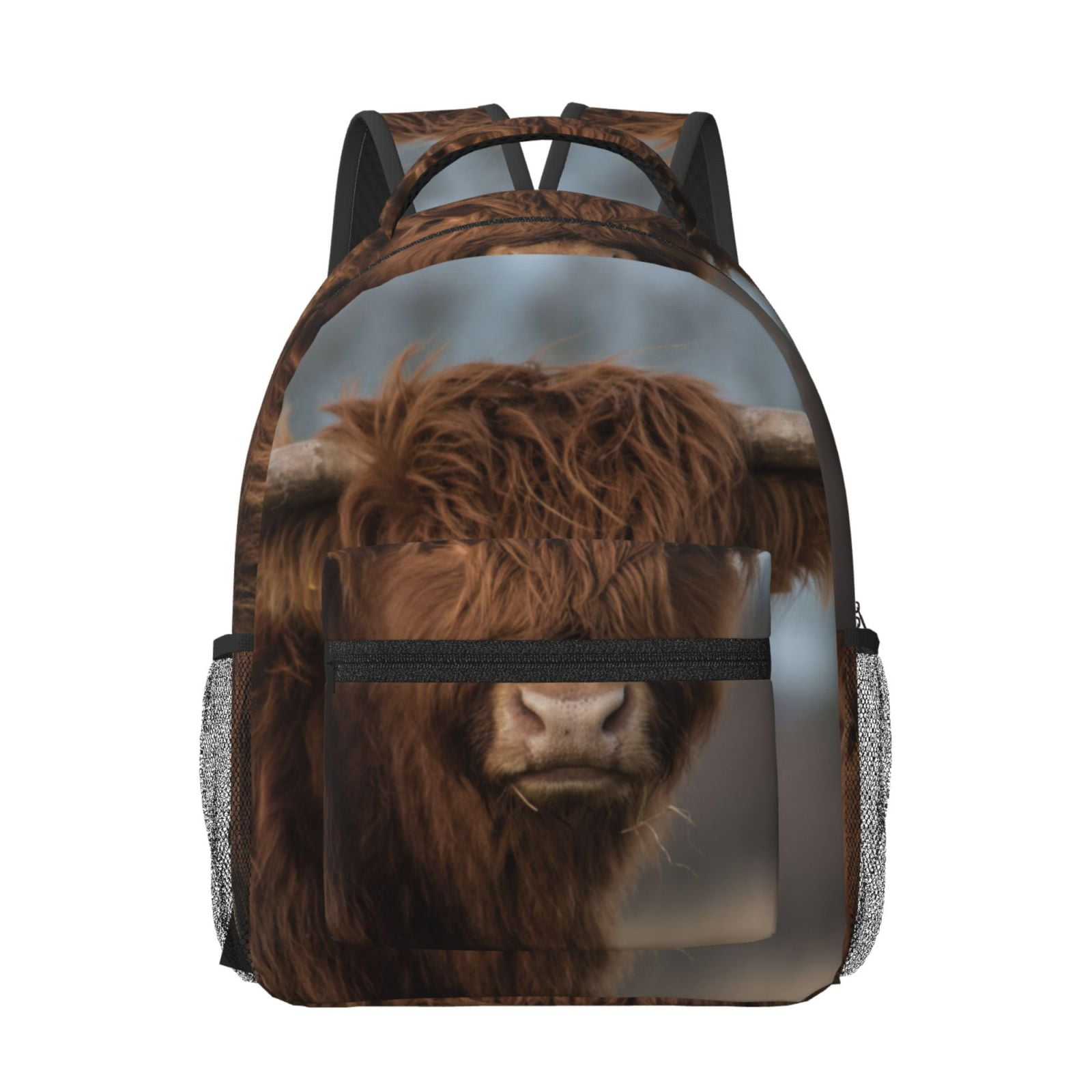 Uemuo Yak Printed Student Durable Water-resistant Backpack,Travel ...