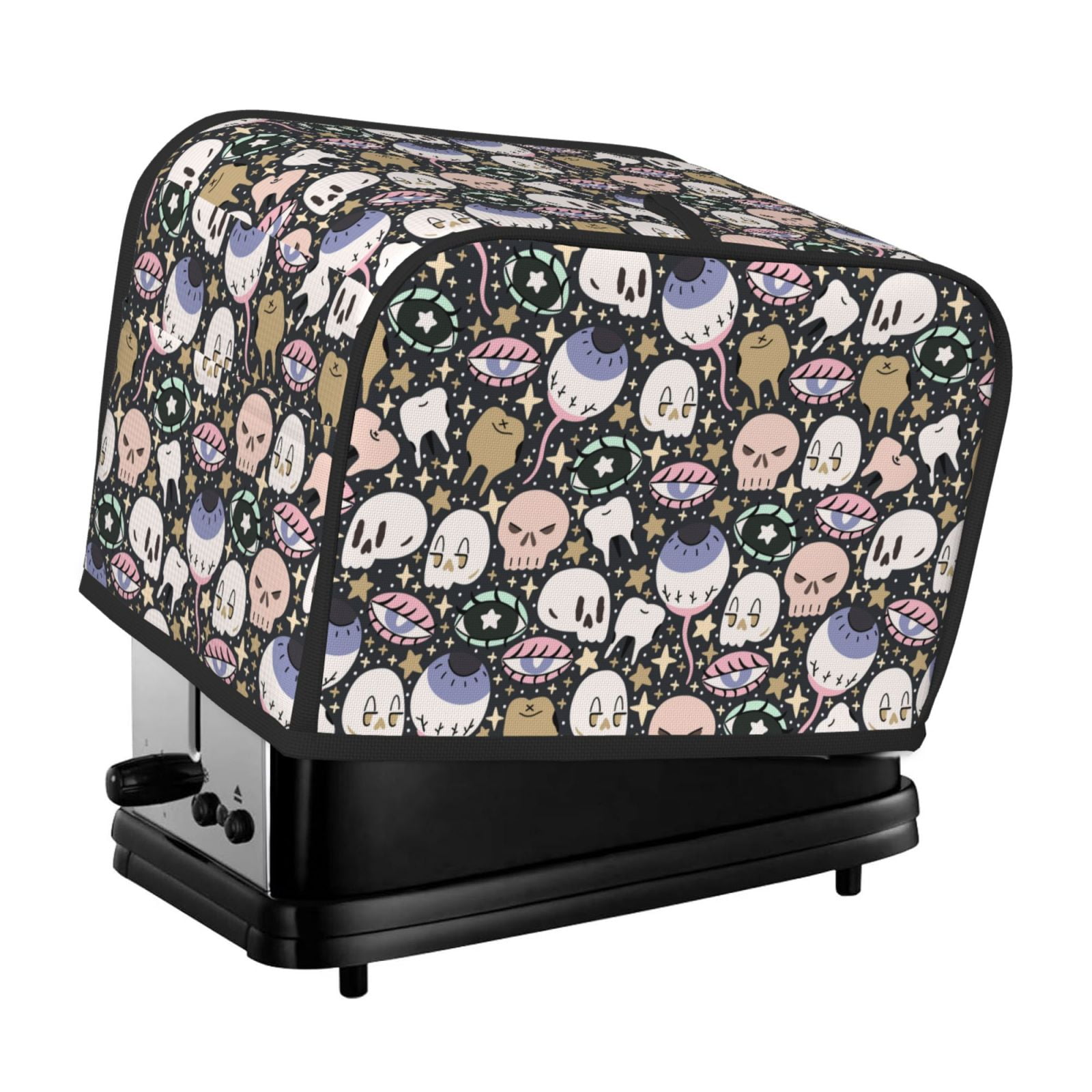 Uemuo cartoon cute Skull star Print Toaster Cover 2 Slice, Small ...