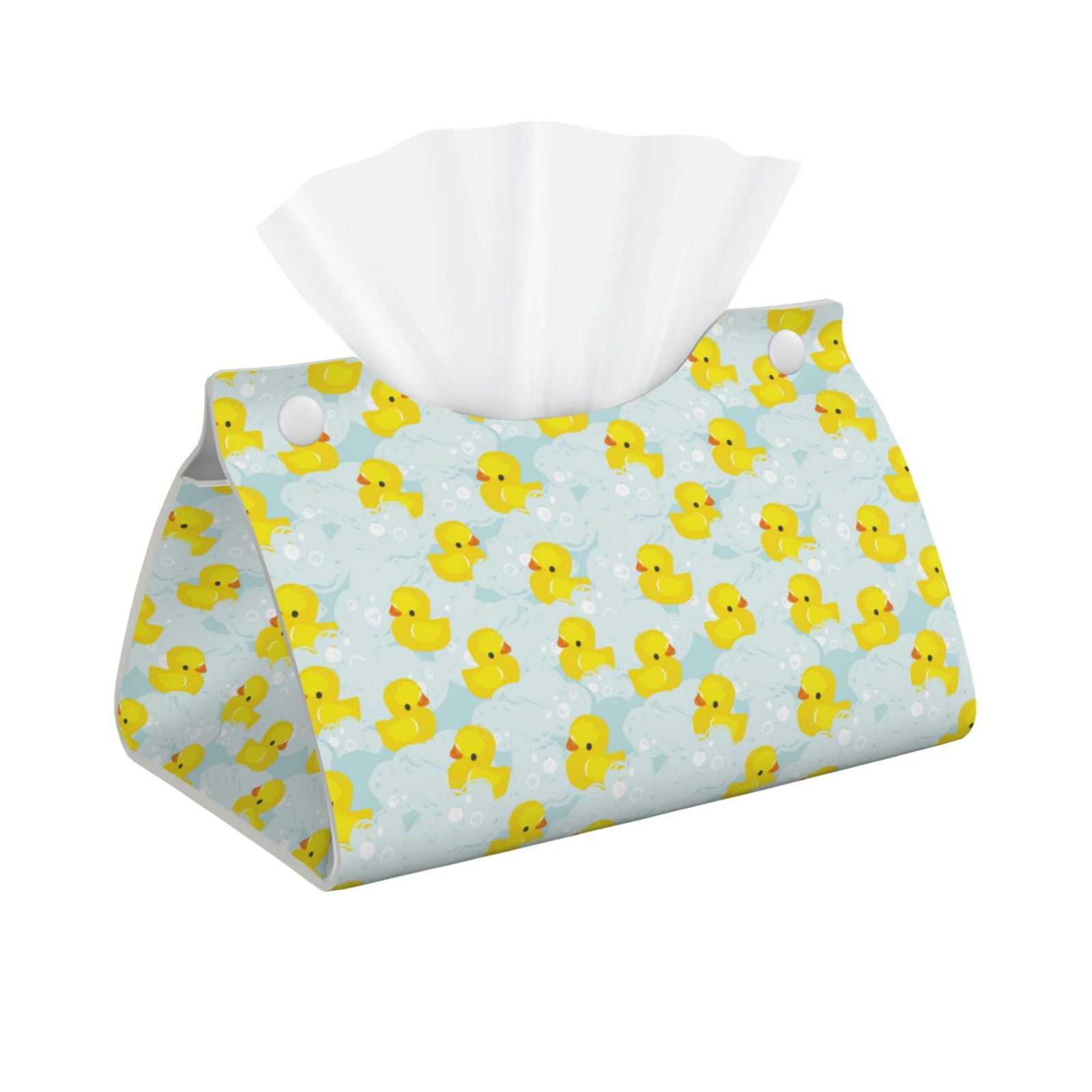 Uemuo cute rubber duck Pattern Tissue Box Cover Holder, Triangle with ...