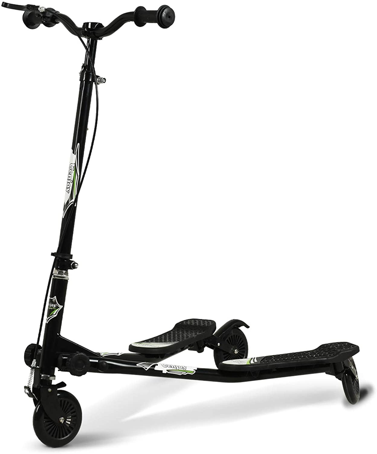 Uenjoy Ride On Car,Kids Swing Scooter 3 Wheels Foldable Swing Car Y ...