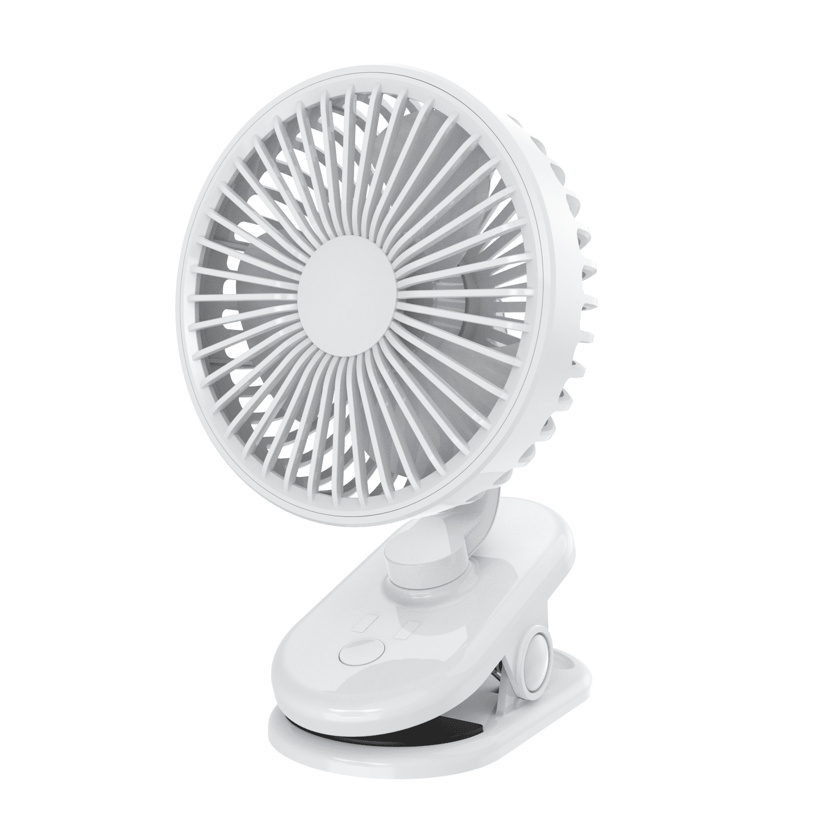 Uervoton Mini Clip on Fan, Small Powerful USB Desk Fan, 3 Speeds ...