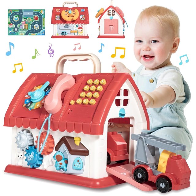 Uervoton Toys for 1+ Year Old Girl, 8 in 1 Montessori Multifunctional ...