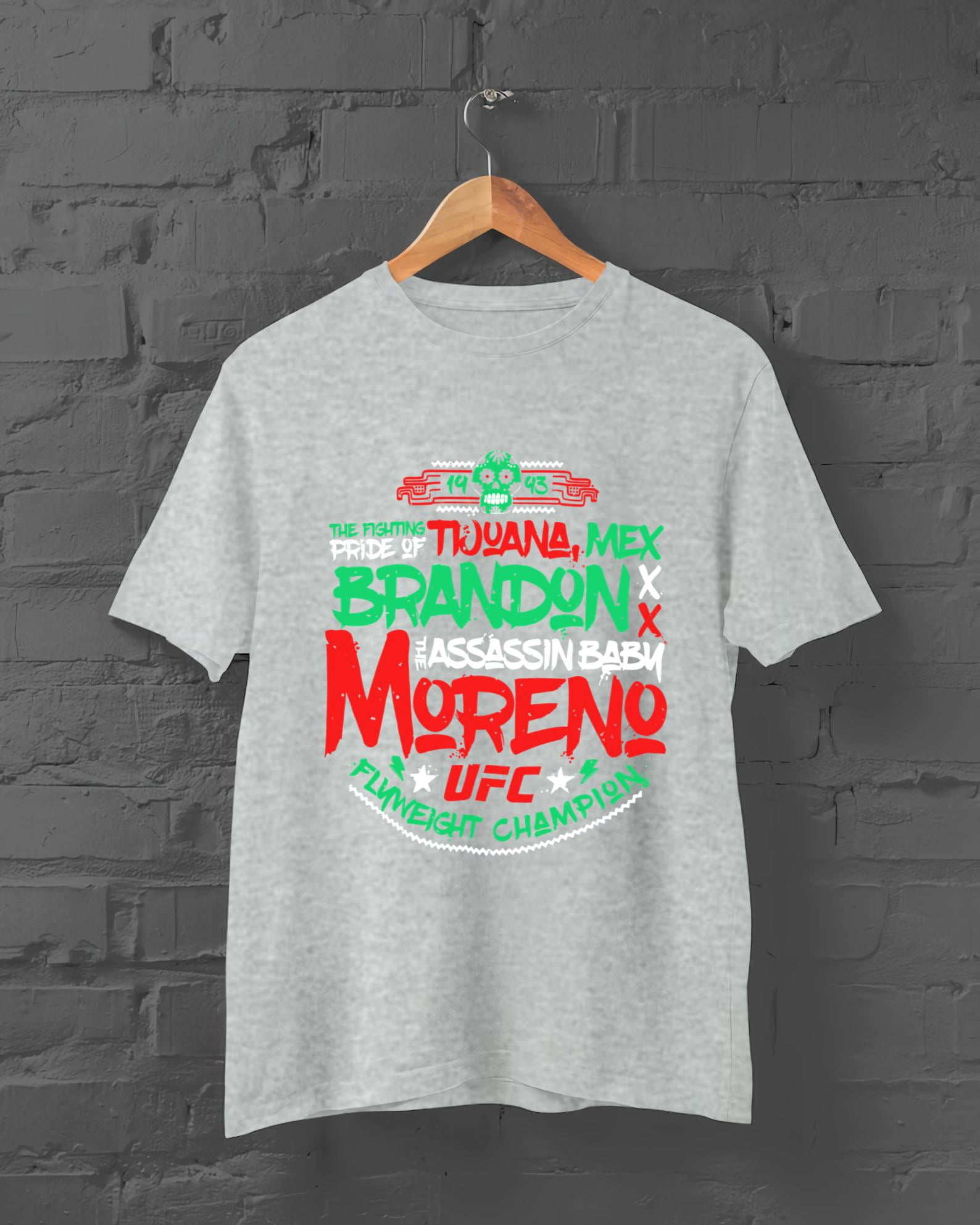 Ufc Brandon Moreno Flyweight Champion Shirt - Walmart.com