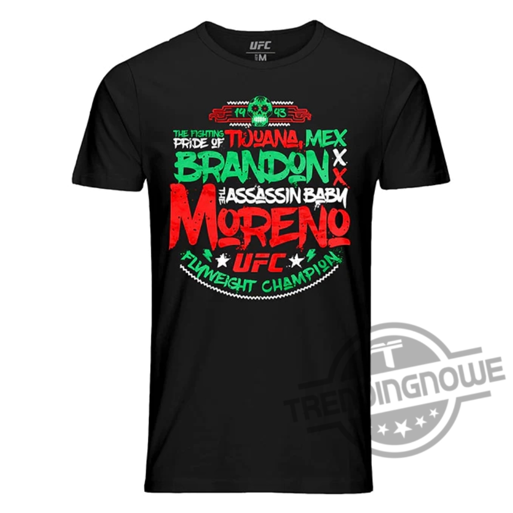 Ufc Brandon Moreno Flyweight Champion Shirt - Walmart.com
