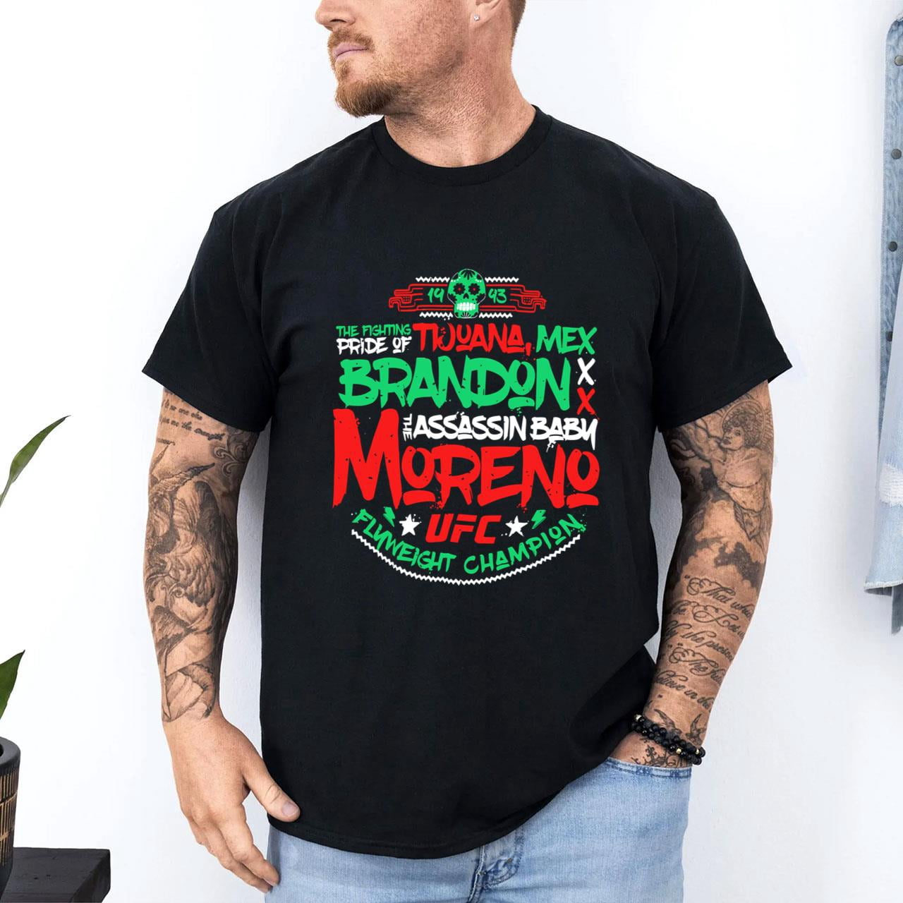 Ufc Brandon Moreno Flyweight Champion Shirt - Walmart.com
