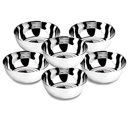 Ufinite™ Stainless Steel Round Dish for Lunch-Dinner Especially for Pav ...