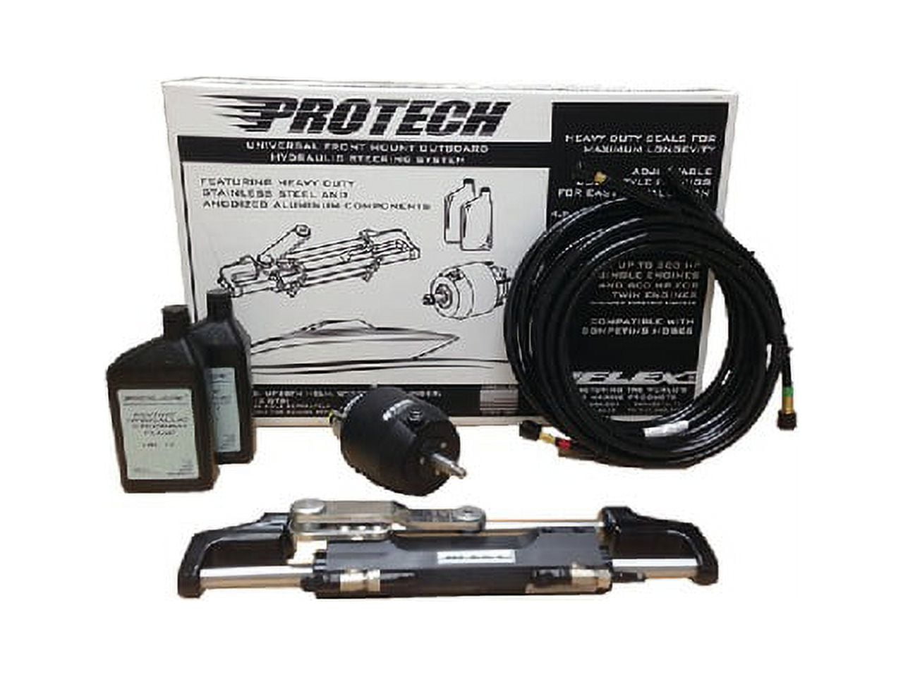 Uflex Protech 1.0 Universal Front Mounting Hydraulic Steering System ...