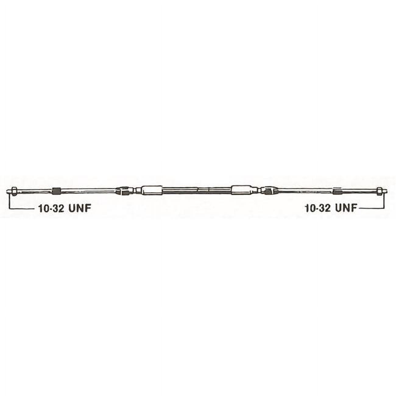 Uflex USA C2X18 18 ft. 3300 Style Engine Control Cable - Walmart.com