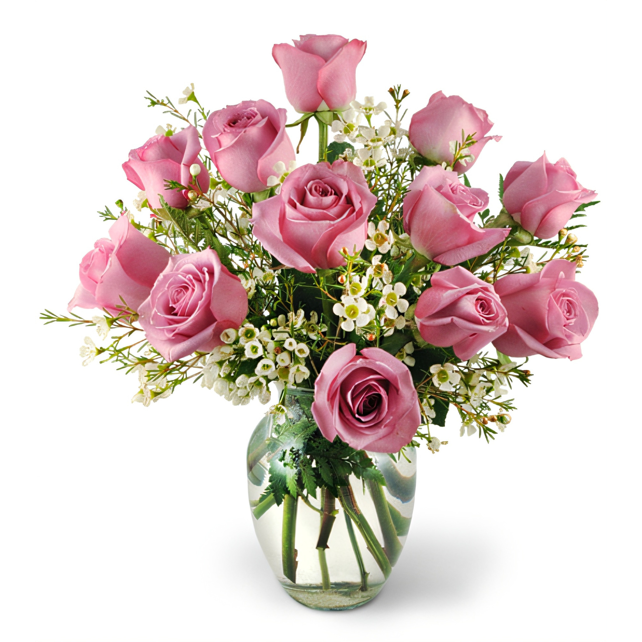 Flowers by Frances Dozen Lavender Roses - Deluxe - Walmart.com