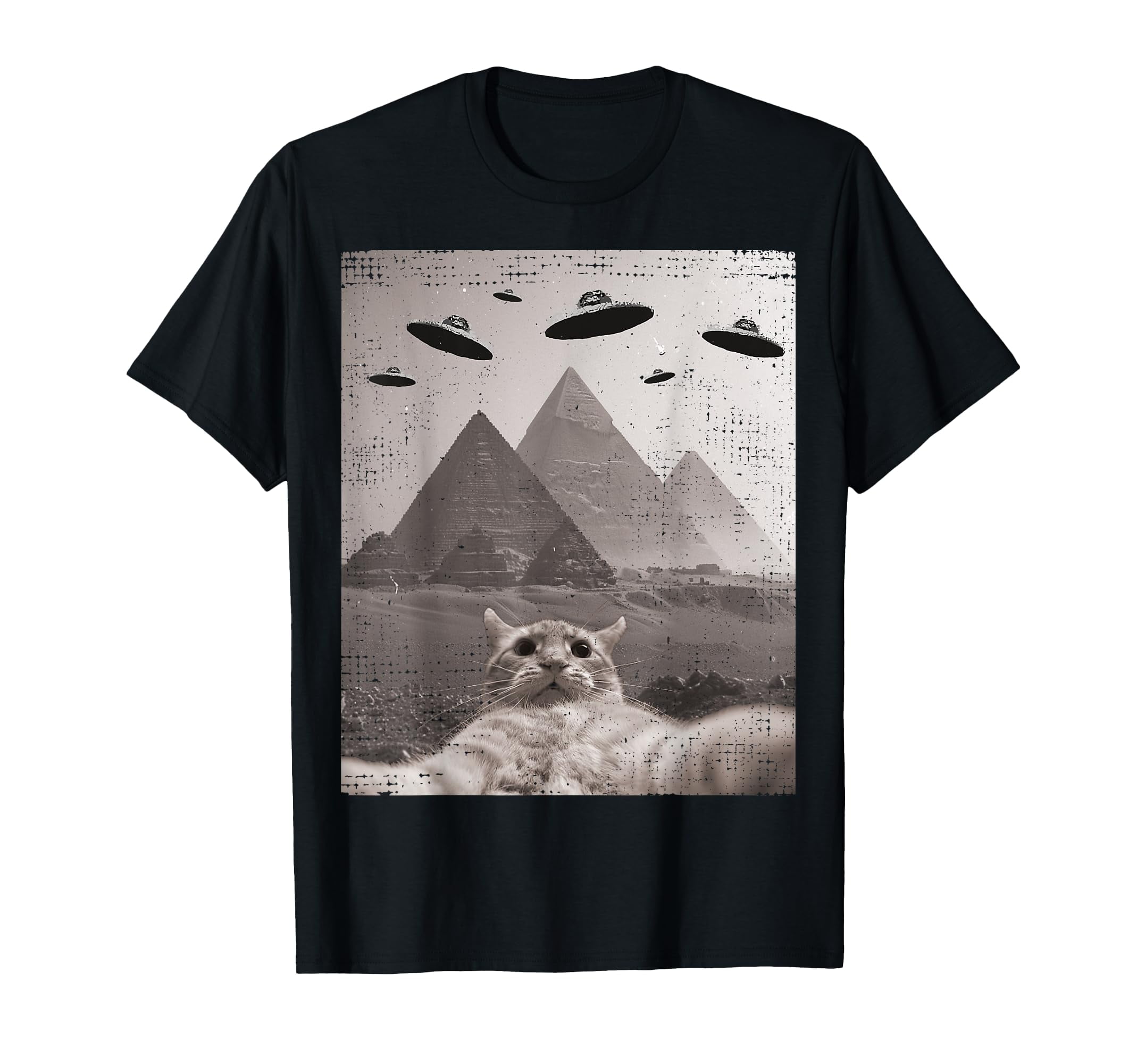 Ufo Alien Gifts For Men And Women Cat Meme Cat Ufo Meme - Funny Cat ...