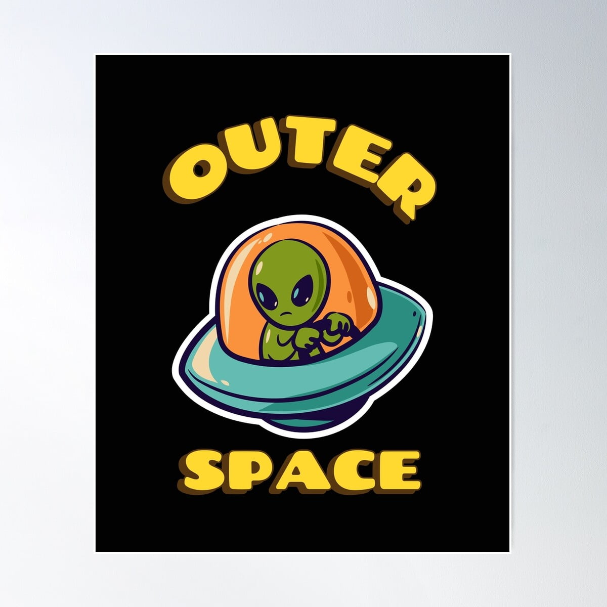 Ufo, Alien, Invasion, Mars, Outer Space Poster Wall Art, Modern Wall ...