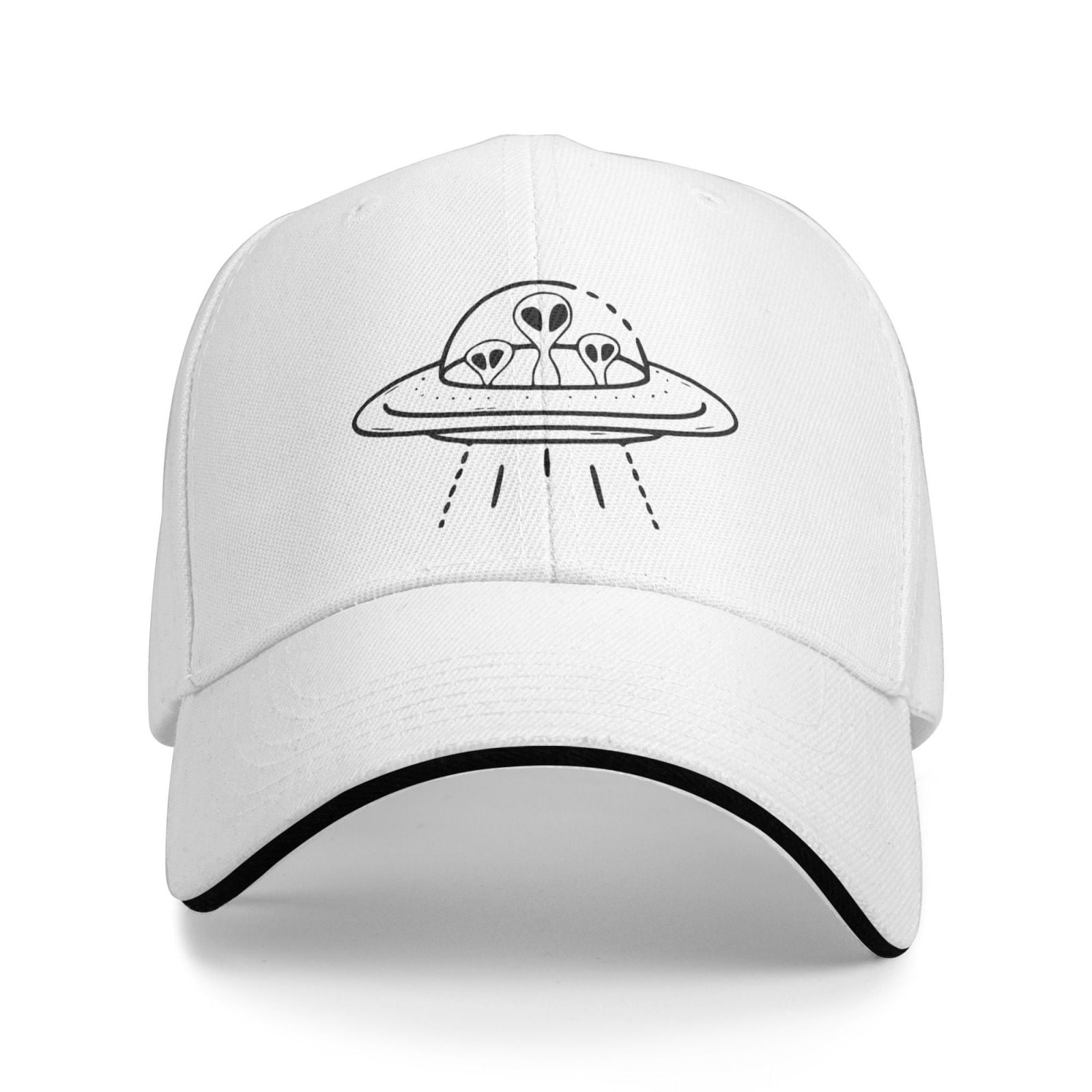 Ufo Aliens Unisex Adult Baseball Caps Adjustable Sandwich Cap Golf Dad ...